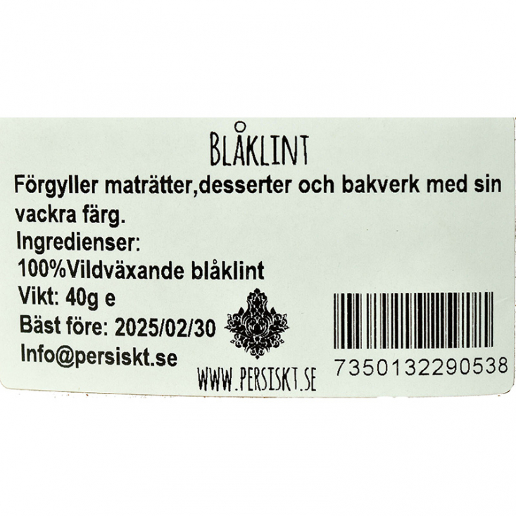 Vildväxande Blåklint för Dekoration eller som Strössel på Bakverk