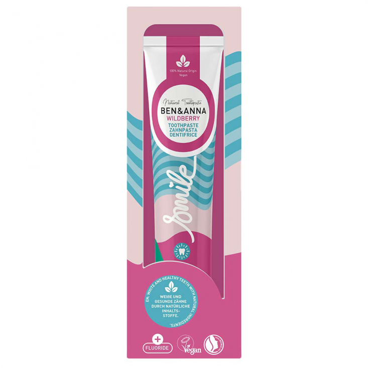 Ben & Anna - Natural Toothpaste Wildberry med Flour 75 ml
